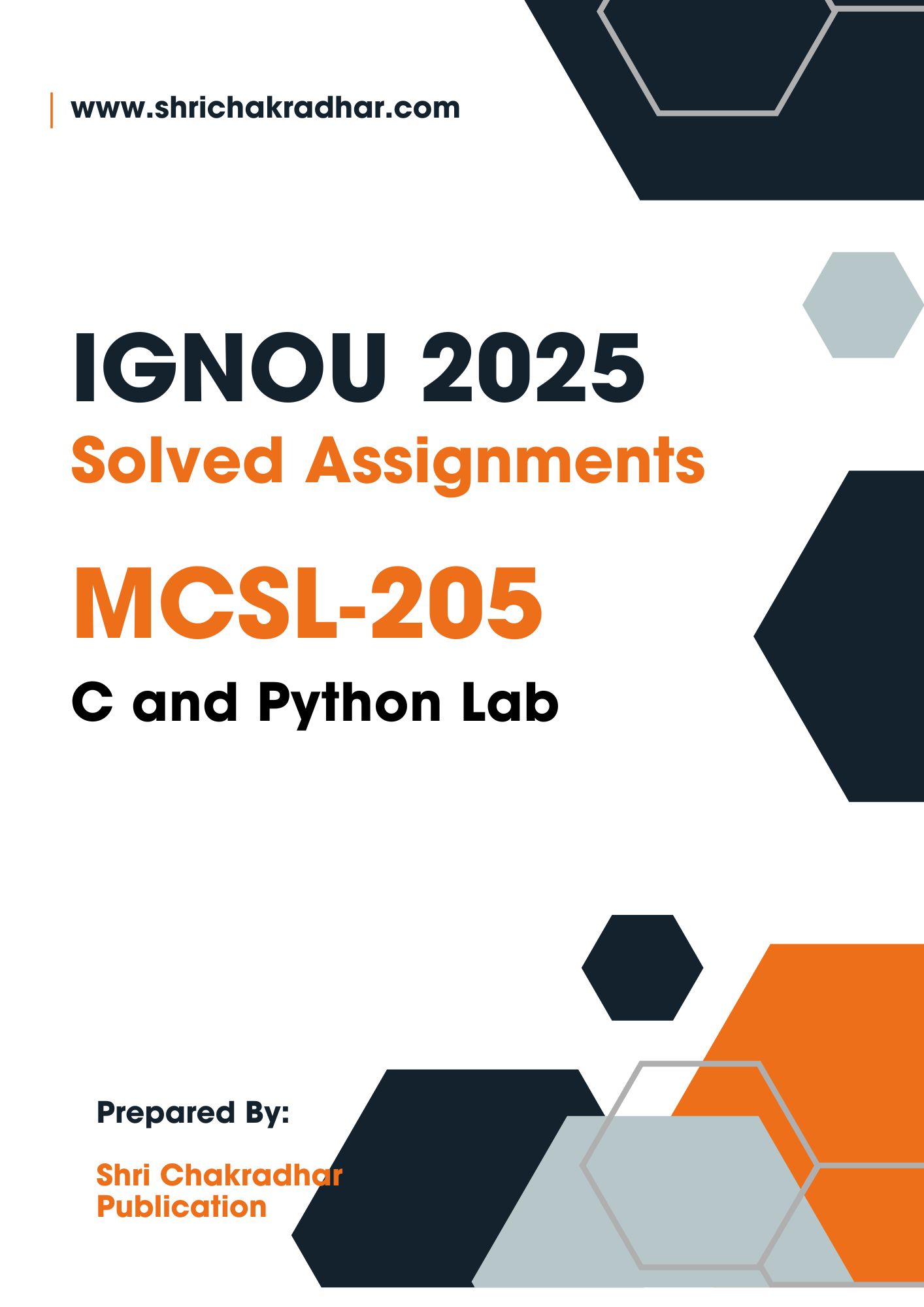 Download IGNOU MCSL 205 Solved Assignment 2025 Pdf